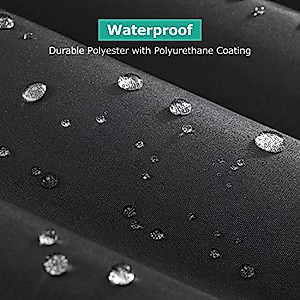 SunPatio Outdoor Chair Covers 2 Pack for Adirondack Chair, Swivel Rocking Chair, Waterproof Patio High Back Chair Cover, Durable FadeStop Patio Furniture Covers for All Weather, 34"W x 37"D x 36"H