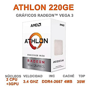 AMD Athlon 240GE with Radeon Vega Graphics Processor