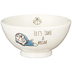 Doraemon 105151 Joyful Time Bowl, Diameter 4.3 inches (11 cm), Kids, Rice Bowl, Doraon, Dishwasher Safe, Microwave Safe, Made in Japan