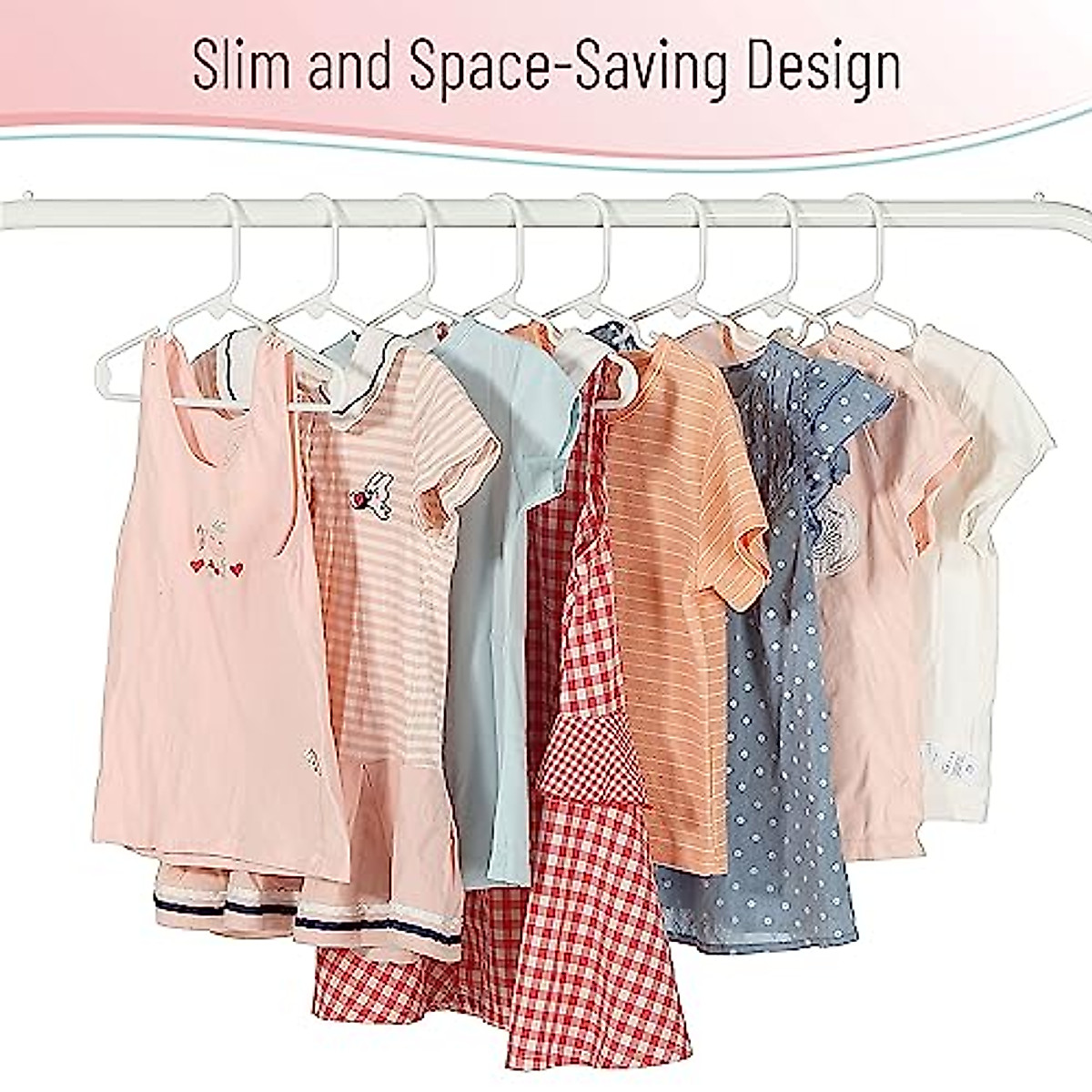 Mr. Pen- Plastic Baby Hangers, 20 Pack, White, Baby Hangers for Closet, Baby Clothes Hangers, Toddler Hangers for Nursery, Kid Hangers, Infant Hangers, Kids Clothes Hanger, Hangers for Baby Clothes