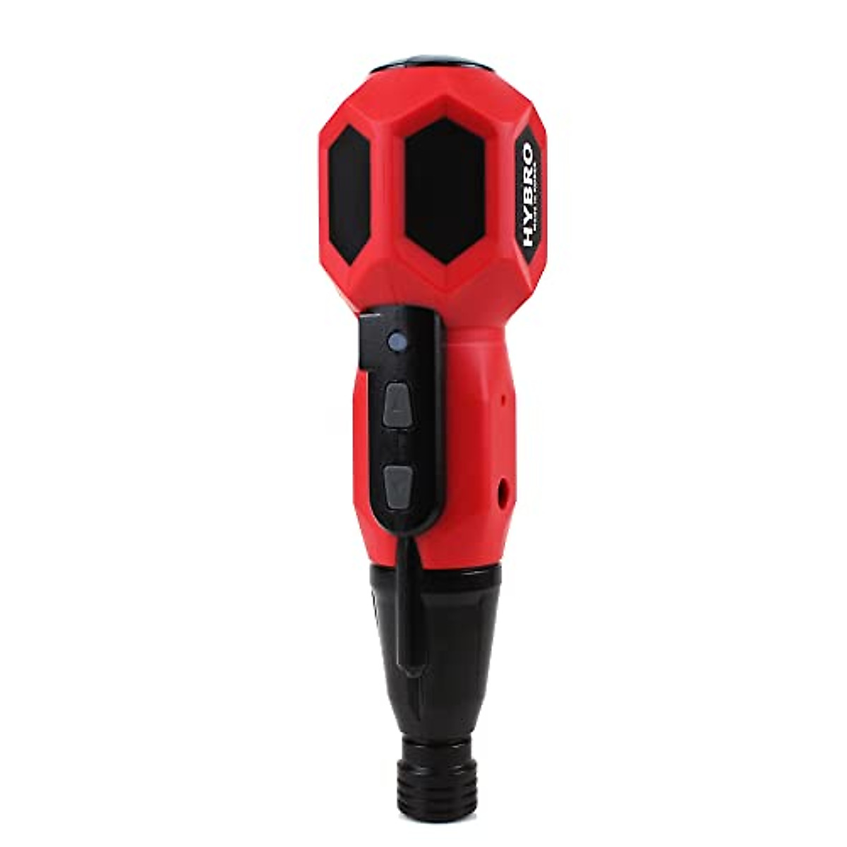 HYBRO Rechargeable Cordless 3.6V Screwdriver Set, Electric and Manual Battery Powered Professional and Home Improvement Tool - Max 10N.m Torque, 4pcs Magnetic Bits, USB Charge, LED Light - H300Q (Red)