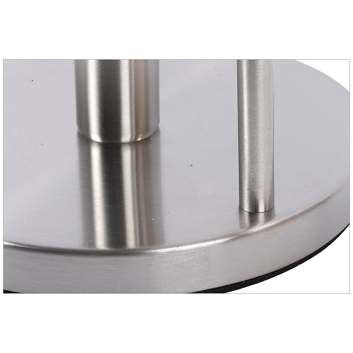 Luciano Housewares Luciano Satin Nickel Stainless Steel Kitchen Paper Towel Holder, 12.9" x 5.9"