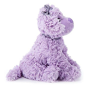 The Petting Zoo Scruffy Dog Stuffed Animal, Gifts for Girls, Purple Dog Plush Toy 9 Inches