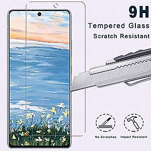 [3+3 Pack]Galaxy A71 5G Screen Protector+Camera Lens Protector, 9H Hardness Tempered Glass, Anti Scratch, HD Clear, Easy Installation, Bubble Free, Screen Protector for Samsung Galaxy A71 5G/4G/5G UW