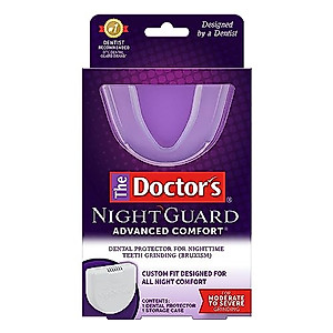 The Doctor's NightGuard, Mouth Guard for Grinding Teeth, Dental Guard for Bruxism, Night Guard for Teeth, 1 Pack