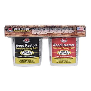 J-B Weld 40006 Wood Restore Premium Epoxy Putty Kit - 32 oz.