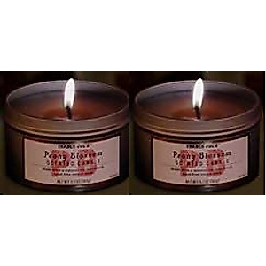 Trader Joe's - Peony Blossom Candle NET WT. 5.7 OZ Each - Set of 2