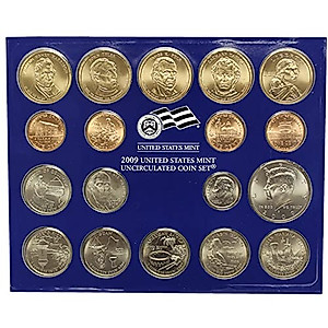 2009 P, D U.S. Mint - 36 Coin Uncirculated Set with CoA Uncirculated