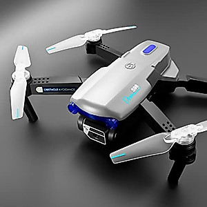 ZZKHGo Drone with 4K Dual HD FPV Camera, Remote Control Toys Gifts for Boys and Girls, Optical Fl-ow Localization, with Altitude Hold, Headless Mode, One Key Start and Outdoor Carrying Case (White)