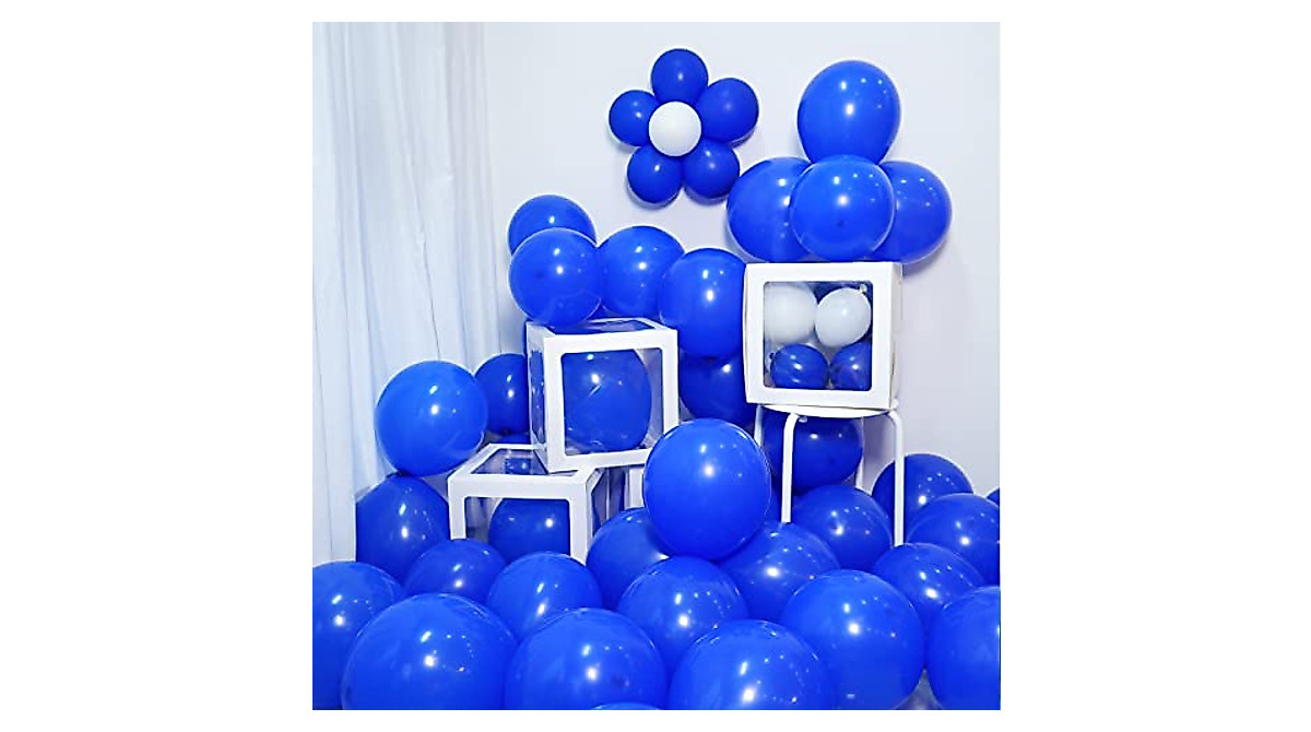 Royal Blue Balloons - 100 Pack for Parties & Events
