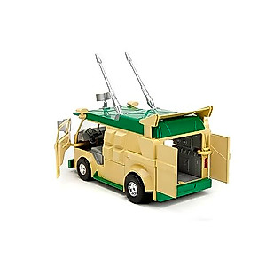 Jada Turtles Party Wagon 1:24 Die-Cast Car Play or Gift and for a Collection for Both Kids and Adults
