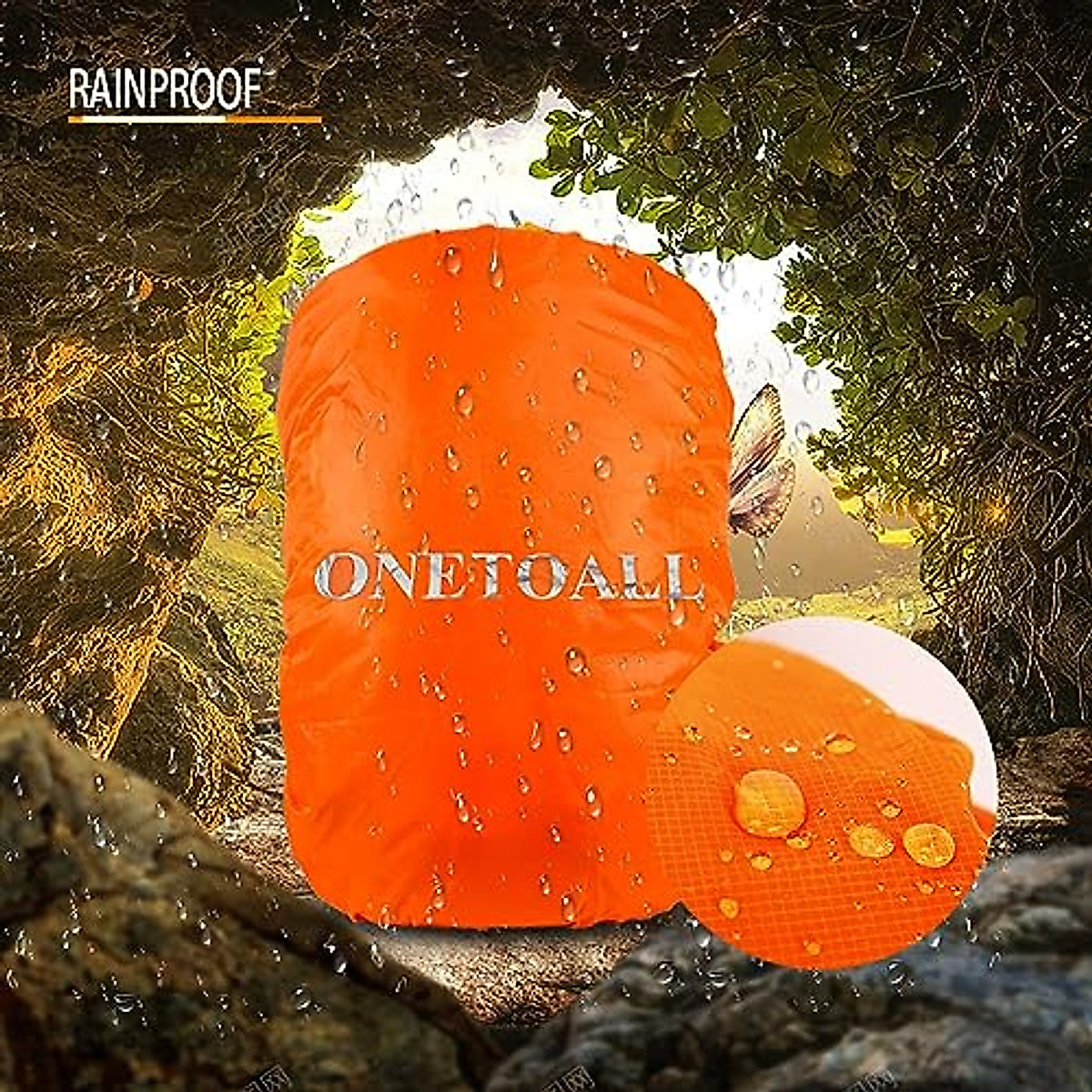 ONETOALL Cycling Backpack, Waterproof Bike Backpacks, 20L Small Hiking Travel Backpack Lightweight Daypacks for Men Women