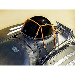 Heininger 4249 HitchMate 12" x 12" StretchWeb Cargo Net with Bag and Hooks