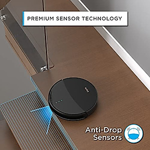 iHome AutoVac Eclipse, Robot Vacuum Cleaner, Self Charging Vacuum Robot, Mopping Function, 2,000 PA Suction, APP Control, Mapping Technology, Set Schedules, Ideal for Pet Hair, Carpets & Hard Floors