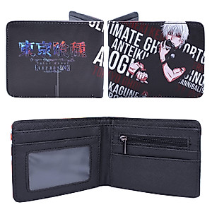 Amatensu Anime Characters Juzo Suzuya wallet Touka Kirishima wallet Ken Kaneki wallet A
