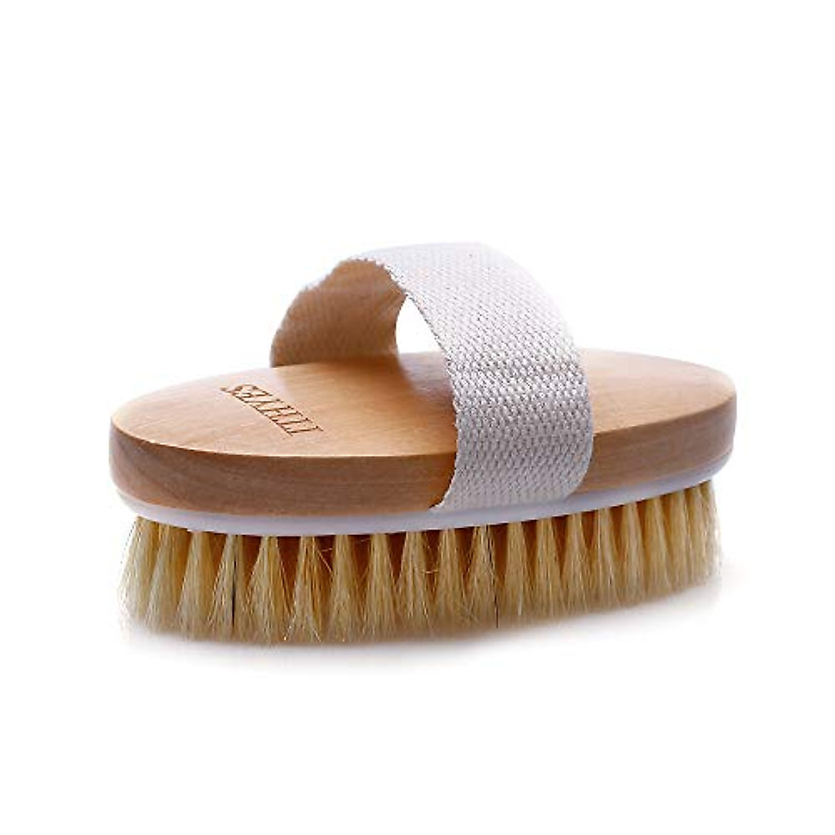 Ithyes Dry Brushing Body Brush Exfoliating Brush Natural Bristle Bath Brush for Remove Dead Skin Toxins Cellulite,Treatment,Improves Lymphatic Functions,Exfoliates,Stimulates Blood Circulation
