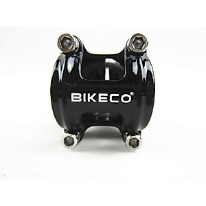 Bikeco New Carbon Fiber Bike Stem,Lightweight Aluminum+Carbon Fiber Bike Handlebar Stem,Mountain Bicycle Stem Road Bicycle Stem ø31.8x80/90/100/110mm 7 Degrees Stem 3K Gloss (Red, 90)