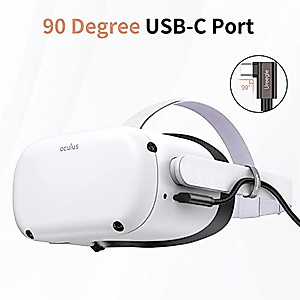 Ureegle VR Cable for Oculus Quest 2 Link Cable 16FT, Oculus Charger Cable VR, Extra Long USB C Charger Cable, High Speed PC Data Transfer for Gaming PC, VR Headset and USB C Charger