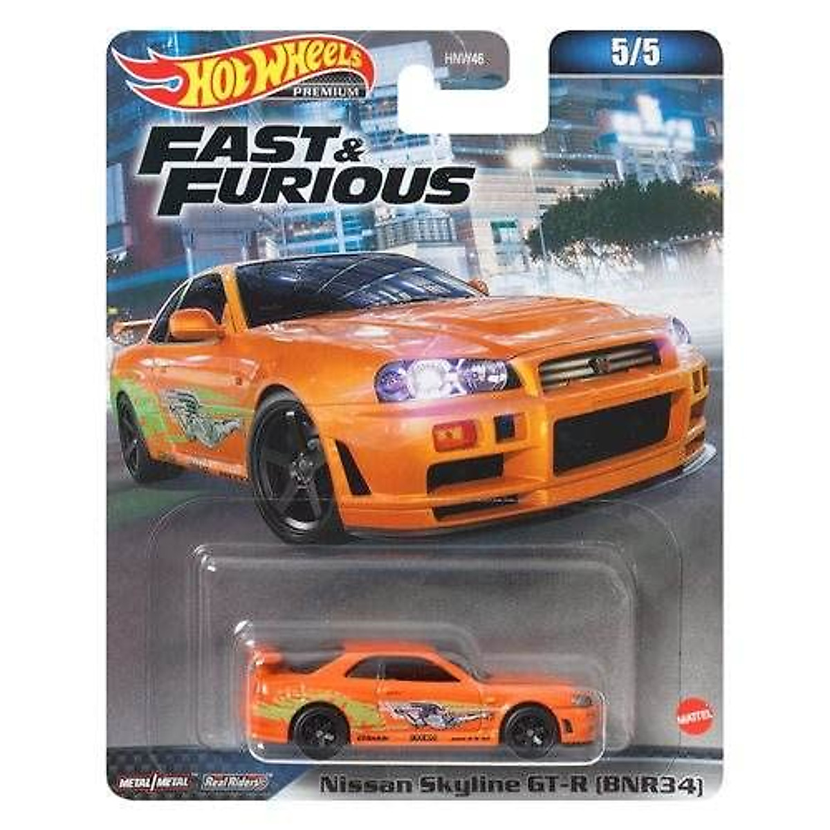 Hot Wheels 2023 Fast & Furious Premium Diecast Car Complete Set of 5 Vehicles from HNW46-956A Release