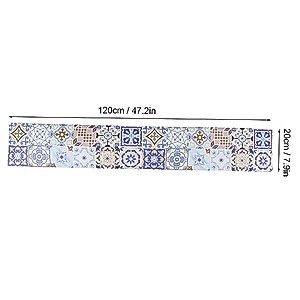 Premium Self-Adhesive Home Decorations - Waterproof Wall Decals for Tile Floors Kitchen & Bathroom Tile Stickers - Beautiful Backsplash Decals for a Stylish Home Upgrade