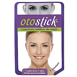 Otostick - Corrector Cosmetico Discreto de Orejas Sobresalientes de 8 Unidades - Productos Correctivos para el Cuidado de las Orejas sin Cirugia a Partir de los 3 años de Edad