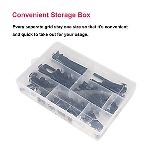 cSeao 100pcs M6 Baby Bed Crib Screws Black Hex Socket Cap Barrel Screws to Build Crib Furniture Chairs Cot, 20/30/40/50/60/70/80mm