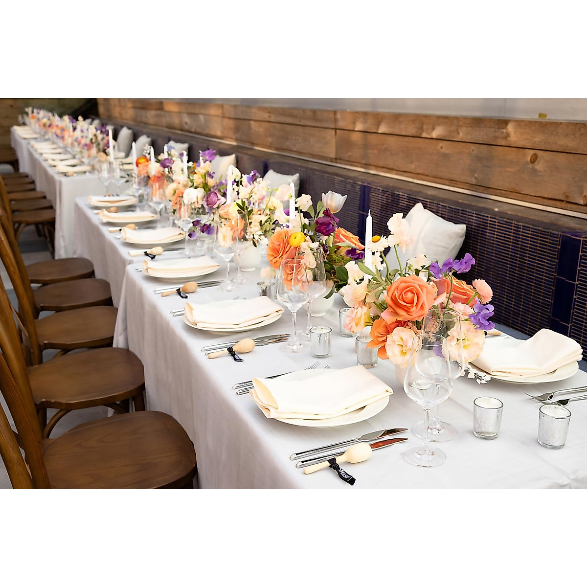 JGRSHES Orange Artificial Flowers Fake Flowers with Stems 25 pcs Foam Roses Artificial Flowers for DIY Bridal Bouquets Faux Flower for Table Centerpieces Home Decorations (Orange)