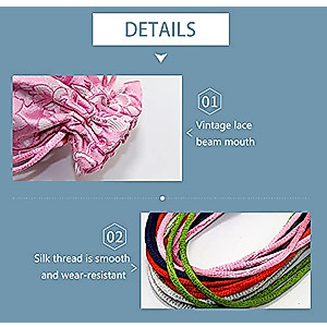Tloml WU 20 Pcs Silk Brocade Drawstring Jewelry Bag Gift Pouch Value Set for Wedding Party Favors, Drawstring Coin Purse Embroidered Sachet Candy Chocolate Bag for Christmas New Year Birthday Party (4x5.5 inch)