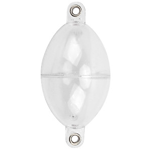 Fishing Controller, Fishing Float Ball High Recognition High Sensitivity Bubble Floats Fish Tackle for Fishing(Transparent White)