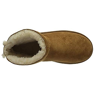 Koolaburra by UGG Unisex-Child Koola Star Mini Fashion Boot, Chestnut, 1 Little Kid