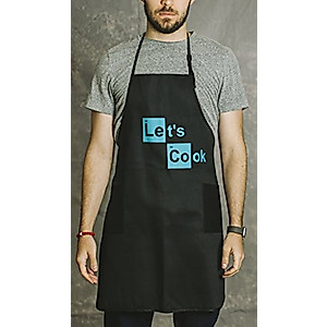 Funny Guy Mugs Trophy Husband Adjustable Apron with Pockets - Funny Apron - Perfect For Kitchen BBQ Grilling Barbecue Cooking