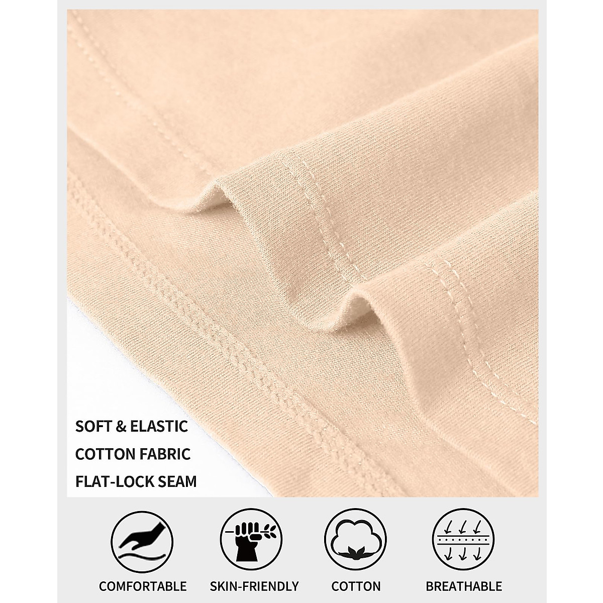 V FOR CITY Women's Built-in Bra Tank Adjustable Wide Strap Camisole Tops Scoop Neck Cotton Cami Shirts M