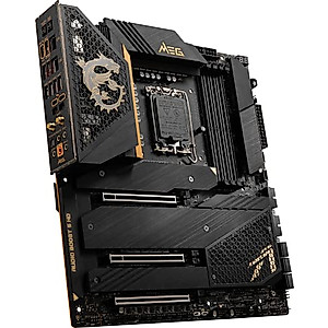 MSI MEG Z690 ACE Gaming Motherboard (E-ATX, 12th Gen Intel Core, LGA 1700 Socket, DDR5, Thunderbolt 4, PCIe 5, Dual 2.5G LAN, M.2 Slots, Wi-Fi 6E)