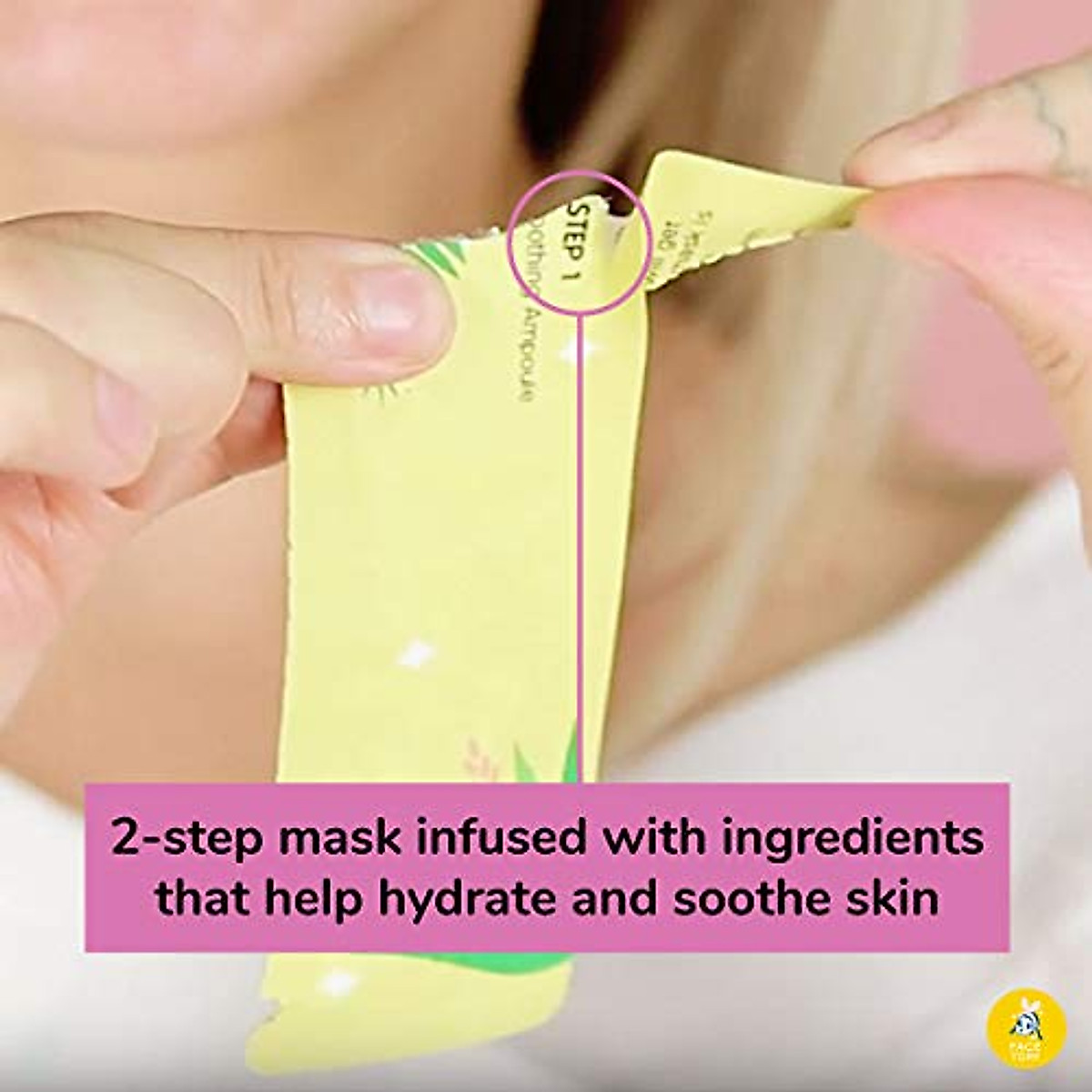 FACETORY Glow Baby Glow Niacinamide and Cica Brightening Sheet Mask - Brightening, Calming, and Moisturizing (Pack of 5)