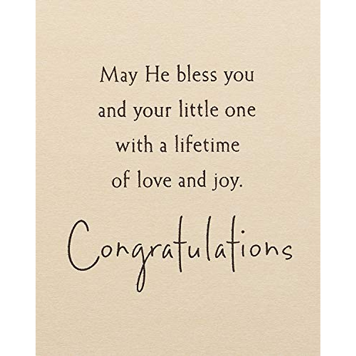 American Greetings Baptism Card (Piece of Heaven)