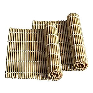 Happy Sales HSSM-NAT01, Bamboo Sushi Natural 2 pc Mats