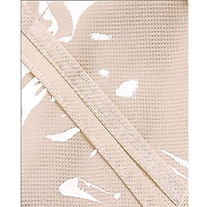 GUAGLL Beige 80-Compartment Double-Sided Jewelry Business ID Card Dustproof Storage Bag