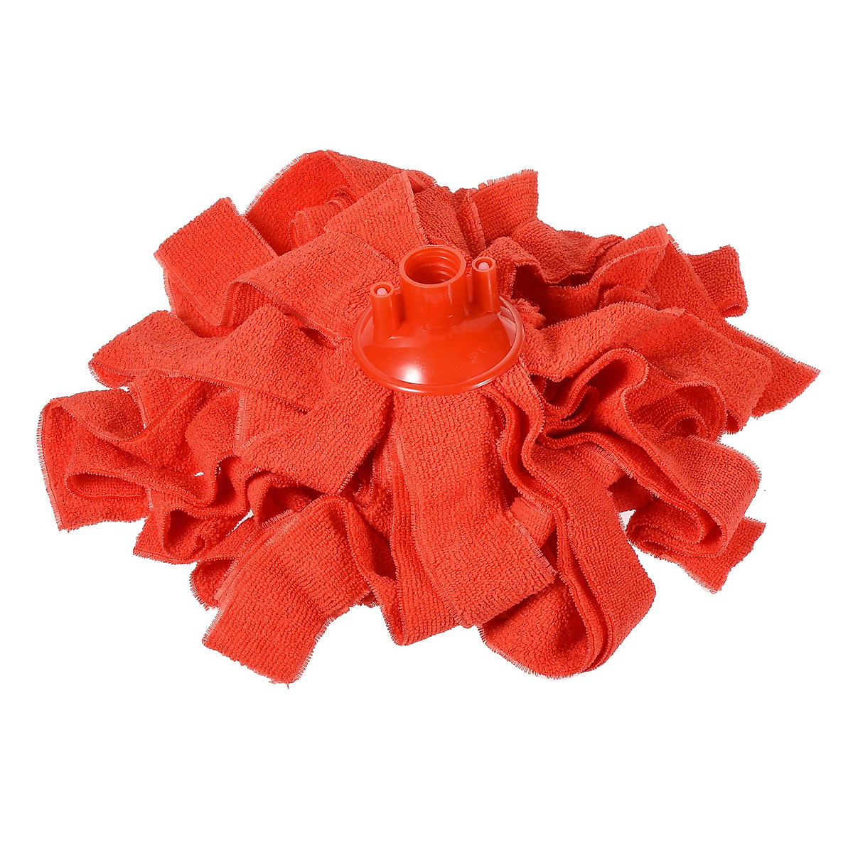 MECCANIXITY Microfiber Cloth Mop Heads Replacement 31cm Length for Wet/Dry Mop Floor Cleaning Pads, Red