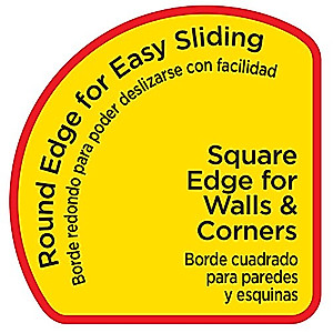 Super Sliders 7" Slide & Hide Reusable Furniture Sliders for Carpet - Effortless Moving and Surface Protection, Beige (4 Pack)