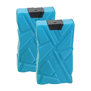 Pinnacle Ice Blocks for Cooler Set of 2, 20oz, Blue, Reusable, Leak-Free, Long Lasting, Non-BPA, Food Safe