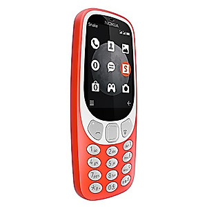 Nokia 3310 TA-1036 Unlocked GSM 3G (At&T Tmobile Metro PCS Mint Latin Caribbean) - Warm Red