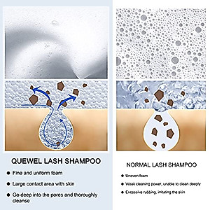 Lash Shampoo Lavender 100ml Eyelash Shampoo For Lash Extensions Eyelid Foaming Cleanser With Lash Shampoo Brush And Bottle Paraben & Sulfate Free For Salon And Self Use(lavender,100ml)