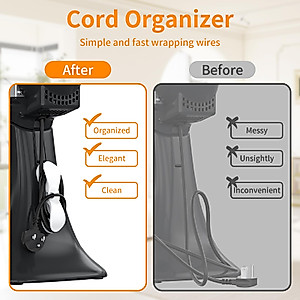 YIPVER Cord Organizer for Kitchen Appliances, 9 Pack Cords Winder Wrapper Appliance Holder Storage Home Hider on Coffee Maker, Air Fryer, Mixer, Toaster., YH-001#