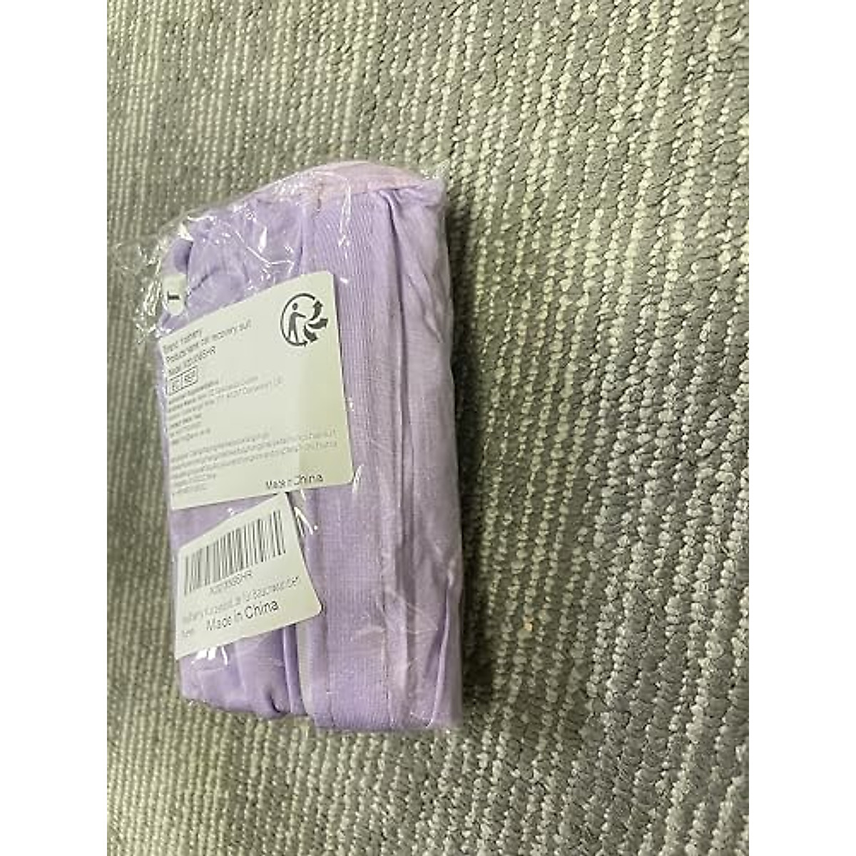 Yoolhamy Cat Recovery Suit for Post After Surgery, Elizabethan Collar & Cone Alternative, Anti-Licking Wound for Abdominal Wounds or Skin Diseases Kitten Bodysuit (Purple, L)