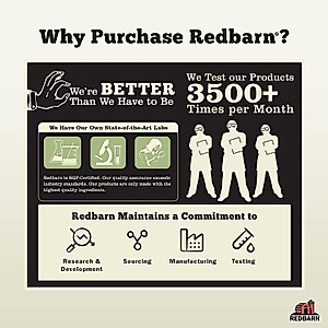 Redbarn Premium Rolled Dog Food, Semi-Moist, Beef Recipe - High Protein Full Feed, Topper, Training Treat, or Pill Pouch - Balanced Meal with Functional Ingredients - 4 lb. (8 Rolls)