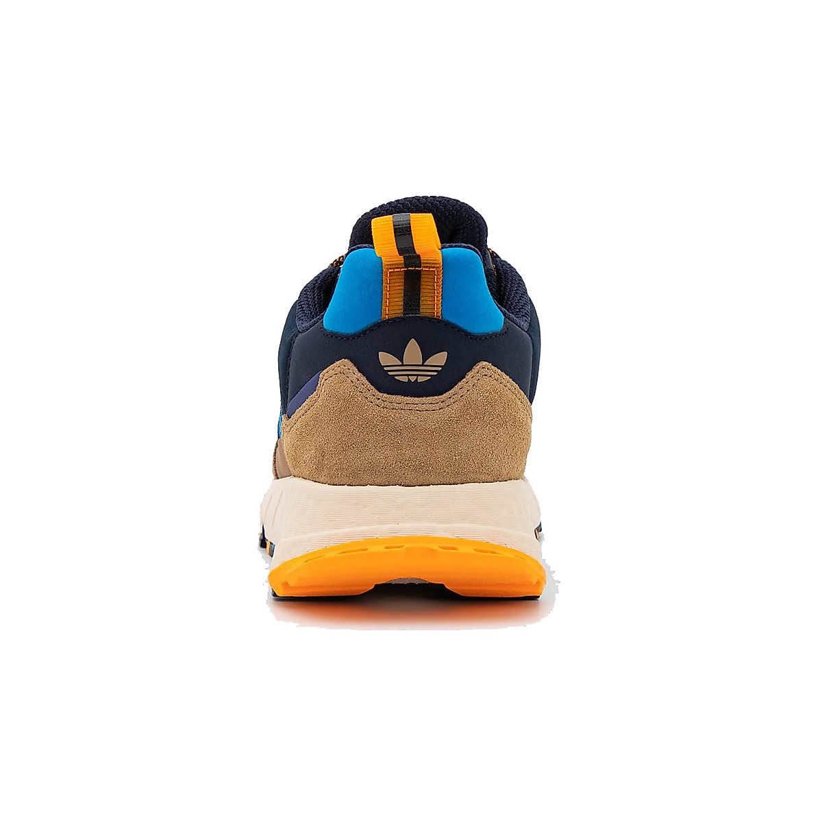 adidas Originals Men's ZX 1K Boost Sneaker Shoes, Legend Ink/Blue Rush/Orange Rush, 10.5 M