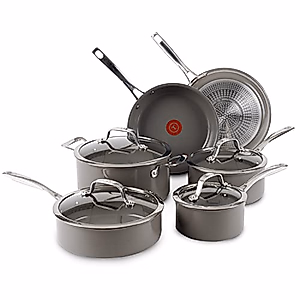 T-fal Ceramic Excellence Reserve Nonstick Cookware Set 10 Piece Induction, Pots and Pans