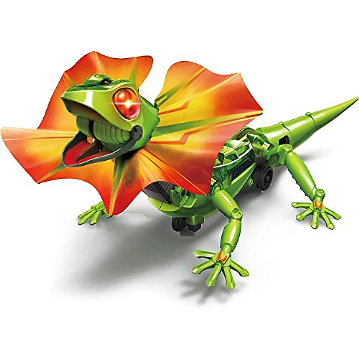 Elenco Teach Tech King Lizard, Interactive Lizard Robot Kit, STEM Creative Toys for Kids 10+ includes Assembly Parts
