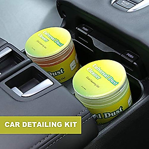 【2023 Upgraded】Cleaning Gel for Car, Car Cleaning Kit Car Accessories Universal Detailing Automotive Dust Car Crevice Cleaner Auto Air Vent Interior Detail Removal Putty Cleaning Keyboard Cleaner