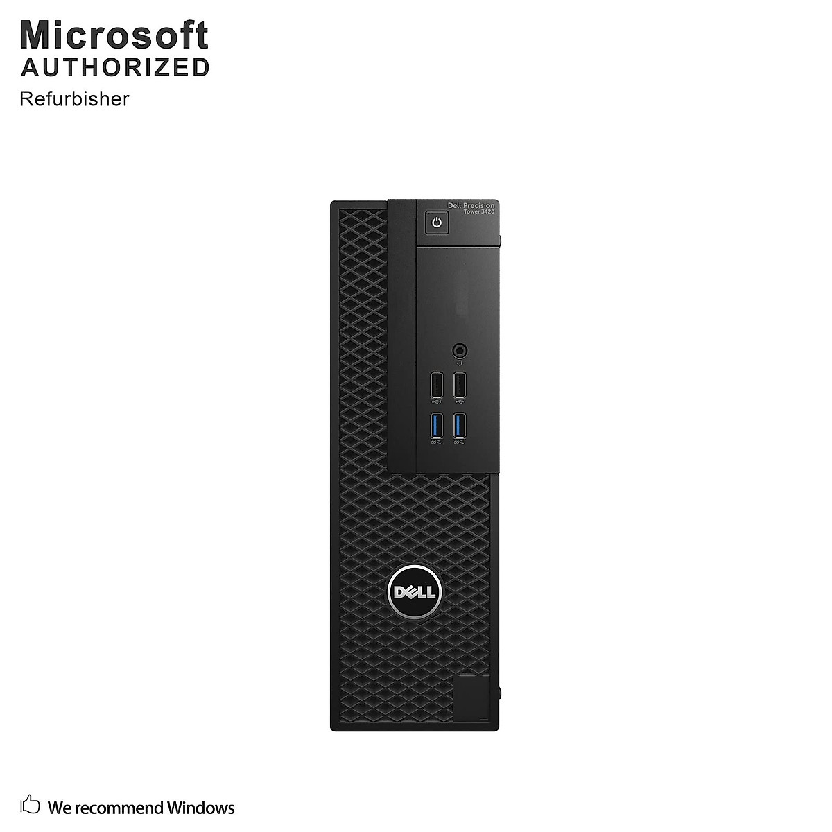 Dell Precision 3420 SFF High Performance Desktop Computer, Intel Quad Core i7-6700 up to 4.0GHz, 8G DDR4, 512G SSD, WiFi, BT, 4K Support, DP, HDMI, Win 10 Pro 64 English/Spanish/French (Renewed)